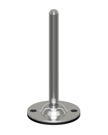 Rustfrie maskinsko i AISI 304 med høj bære evne